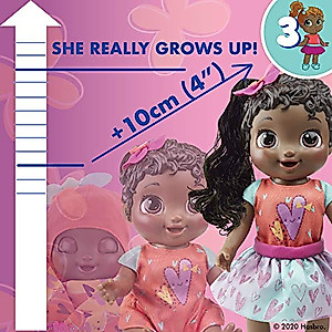 Baby Alive Baby Grows Up (Sweet) - Sweet Blossom or Lovely Rosie, Growing and Talking Baby Doll, Toy with 1 Surprise Doll and 8 Accessories