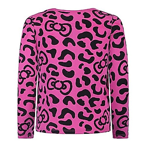 Hello Kitty Sanrio Girls 3 Pack Long Sleeve Shirt for Infant, Toddler, Little and Big Girls Multi-Color