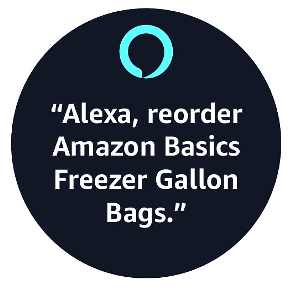 Amazon Basics Freezer Gallon Bags, 90 Count (Previously Solimo)
