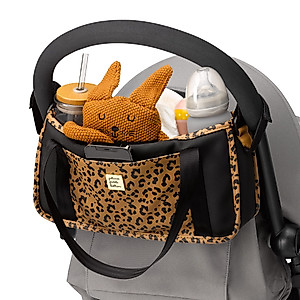 Petunia Pickle Bottom Boxy Diaper Bag Backpack & Wander Stroller Caddy Bundle