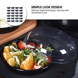 Zerodeko 1 Box Packing Box Mini Cake Dome Cover Individual Cupcake Clear Cake Container Dome Cheesecake Containers Muffin Cake Packing Container Pie The Pet Simple Cake Tray