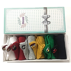 Line b Athletic Running Socks for Women with Cotton, Ankle Athletic Cushioned Sport Socks, Low Cut Socks for Arch Support (6 Pairs), Multicoloured 01, Medium