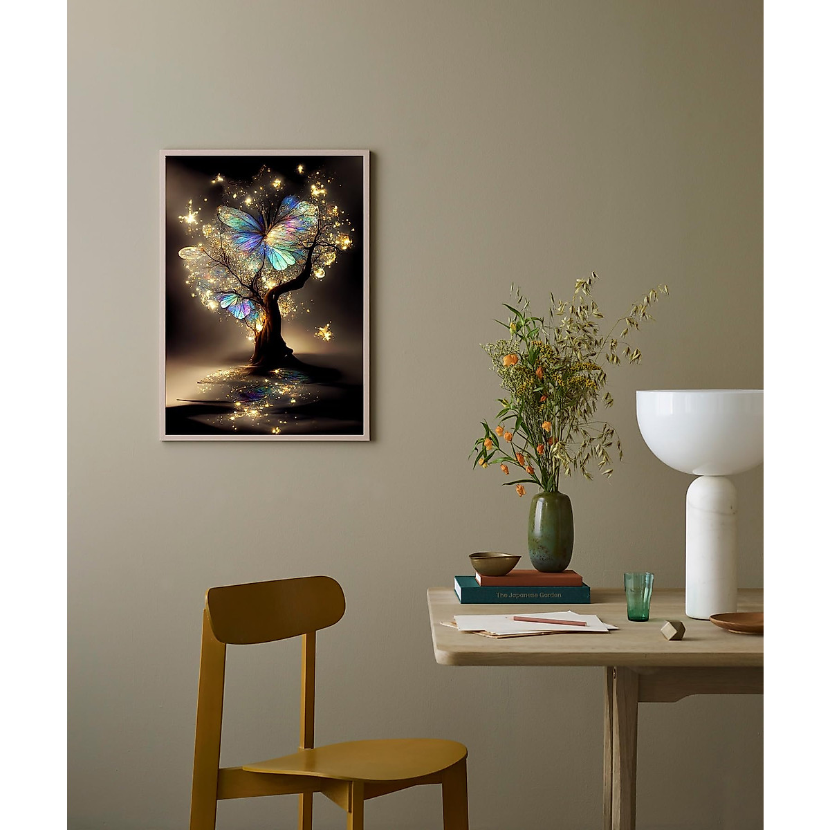 AIBOERL Diamond Art Kits for Adults,Glitter Tree 5D Diamond Painting Kits for Adults,Diamond Painting Diamond Art with Full Drill Diamond Dots DIY Gem Crafts Kits for Home Decor Gift-12x16in