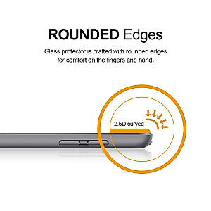 Supershieldz (2 Pack) Designed for Apple iPad Mini 5 (2019) and iPad Mini 4 Tempered Glass Screen Protector, Anti Scratch, Bubble Free