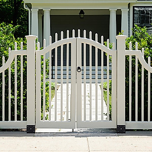 XYADX Concrete Fence Post Base 4x4 inches 4 Pack, Fence Post Anchor Holder Pergola Brackets