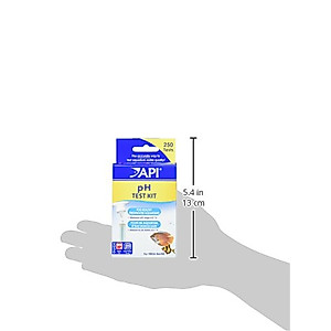 API PH TEST KIT 250-Test Freshwater Aquarium Water pH Test Kit, 4 Piece Set