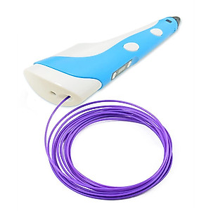 Fielect 3D Pen Filament Refills 1.75mm PLA Filament Refills Dimensional Accuracy +/- 0.02mm for 3D Printer Purple 10m