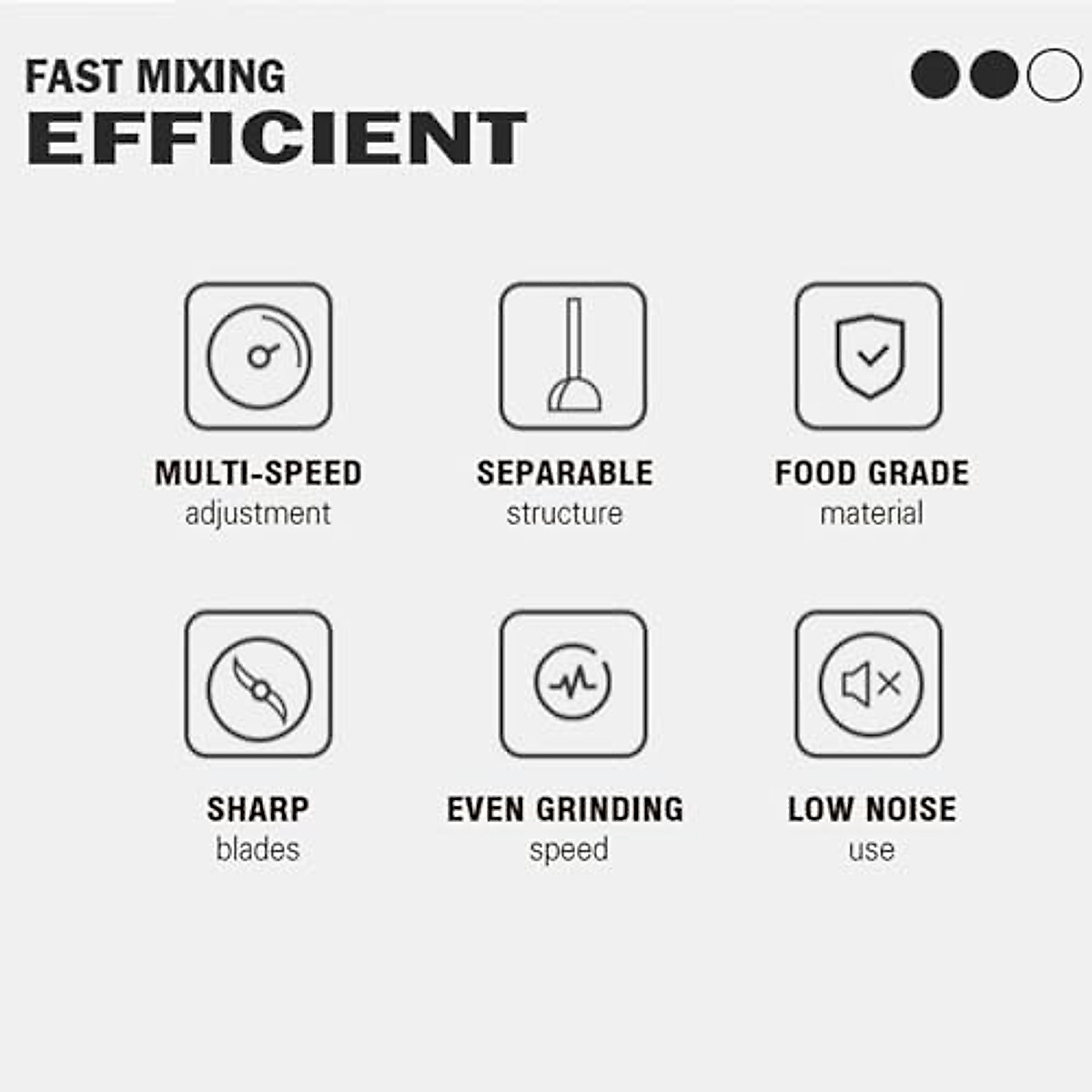 Kitchen Hand Blenders, Hand Blenders Food Blender, Powerful Mixer Grinder, Electric Stick Blender, Stick Mixer Hand Held Blender with Easy Control Grip, Sauce Mixer, Portable Food Processor