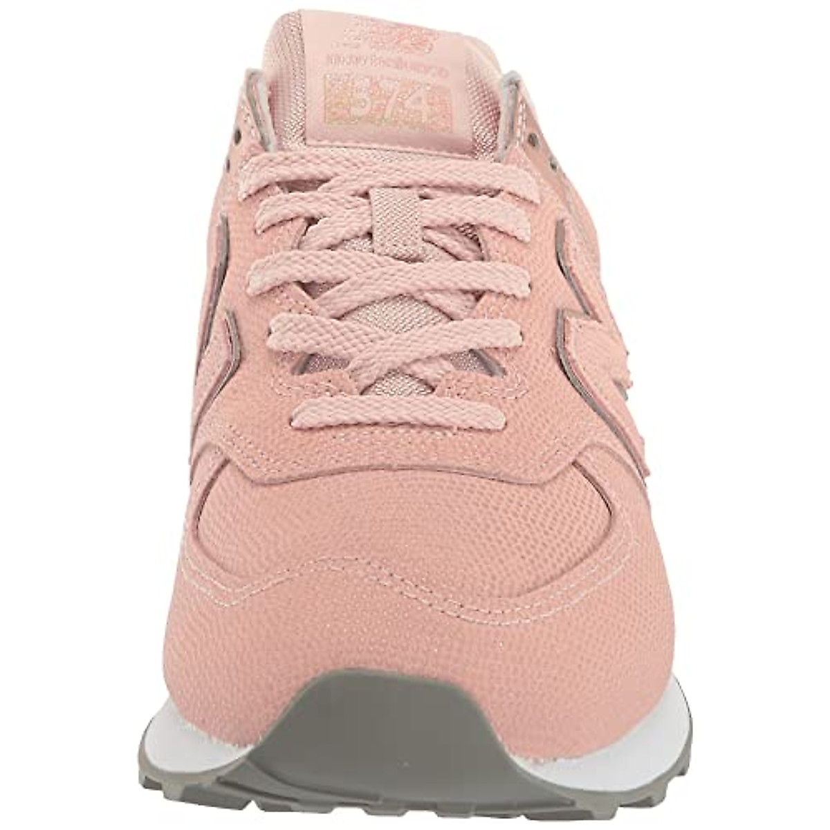 New Balance Women's 574 V2 Embellished Sneaker, Pink/Pink, 7.5