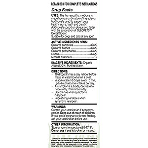 OLLOPETS Dental Care, Organic Homeopathic Remedy for All Pets, 1 Fl Ounce