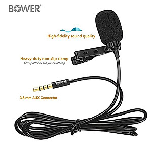 Bower Lavalier Microphone, Black