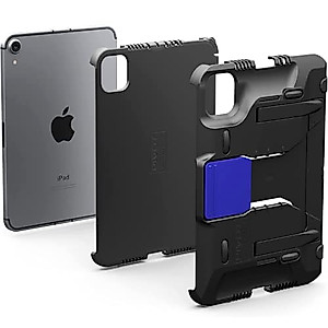 PIVOT T21A Tablet Case - Fits iPad Mini (6th gen.) - 360 Degree Protection - for Professional Pilots, General Aviation (Sand Body/Black Clip)