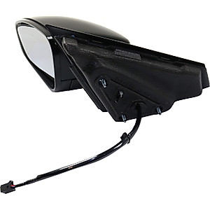 Kool Vue Driver & Passenger Side Power Heated Mirrors for Chrysler 200 2015-2017 With Signal Light; Without Blind Spot Monitor, Memory, Puddle Lamp & Auto-Dimming Paintable