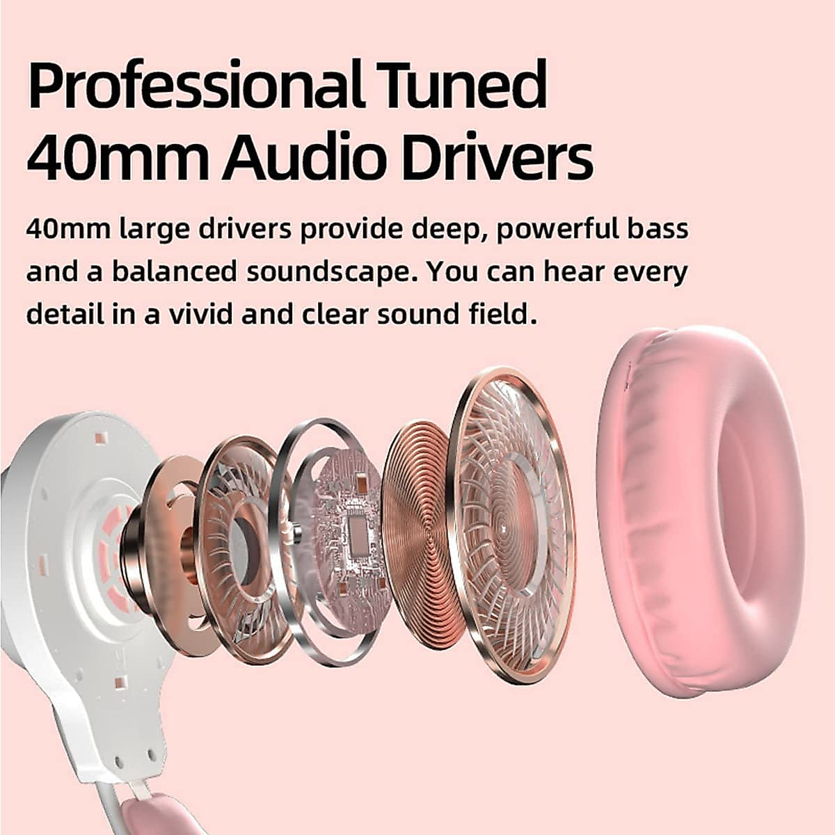 Gaming Headset with Removable Cat Ears, 3.5mm Wired Headphones with Adjustable Microphone, Extendable Padded headband, Noise Cancelling and RGB Light Headphones for Xbox/PS4/Switch/Mac/Phone (Green)