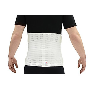 ITA-MED Improved Extra Strong Lower Back Support (12" Wide) Xlarge White