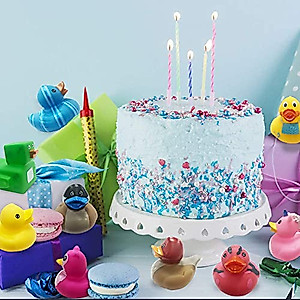 ArtCreativity Assorted Rubber Duckies for Kids and Toddlers - Pack of 12 Cute Duck Bath Tub Pool Toys in Multiple Characters, Fun Carnival Supplies, Birthday Party Favors for Boys and Girls