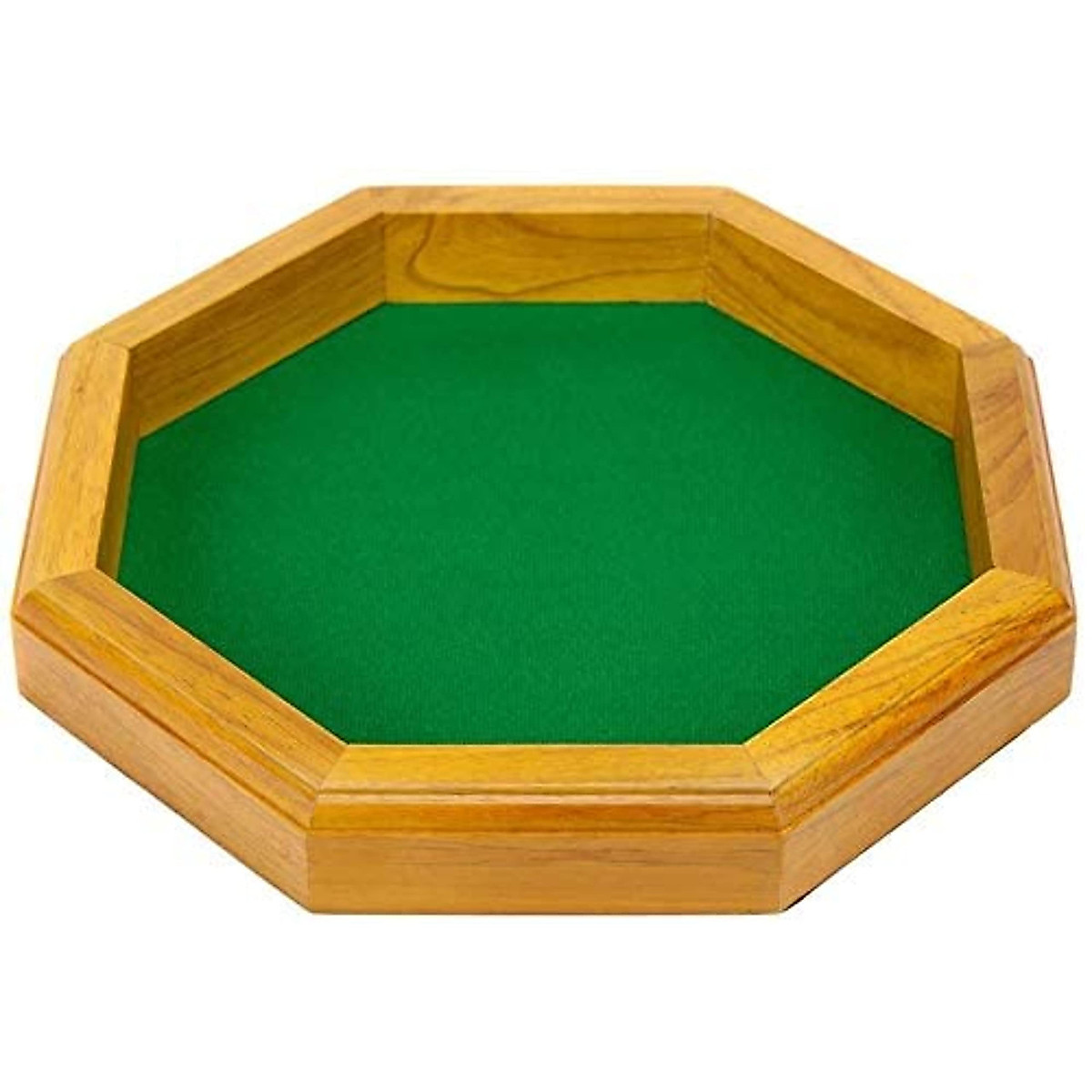 Wiz Dice - Series II Dice Set and Octagonal Dice Tray - Dice Master Bundle, Suitable for DND, Pathfinder and Tabletop RPG Adventure Games - 100+ ct Polyhedral Dice Set, 12" Wooden Dice Rolling Tray