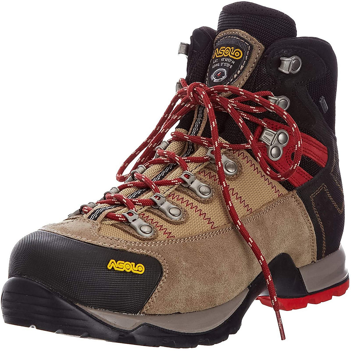 ASOLO Fugitive GTX Hiking Boot - Men's Wool/Black 9.5