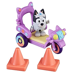 Bluey - Muffin's Cat Squad Bike with 2.5" Muffin Figure, Multicolor (17131)