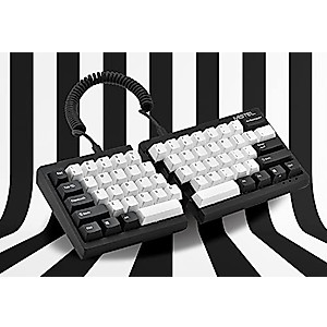 Mistel MD600RGB v3 60% Split Mechanical Keyboard, Two Tone PBT Double Shot Keycaps, Programmable Macro Support, USB to Type-C, Windows and Mac OS, Cherry MX Brown Switch