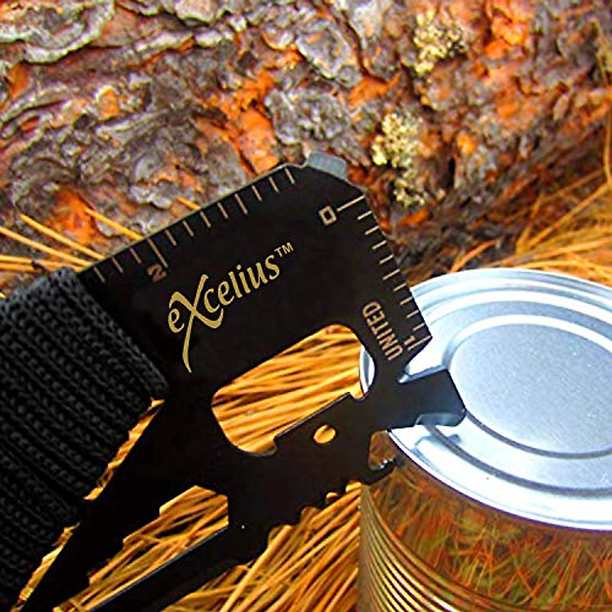 Wallet Survival Multitool 14-in-1 Portable Credit Card Sized for Camping Hiking Fishing EDC