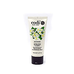 CODi Jasmine Lotion - Body and Hand Lotion with Pump for Women and Men - Jasmine Body Lotion with Wonderful Jasmine Scent - Less Greasy, Quick Absorbent - 1 750ml Bottle and 2 100ml Tubes
