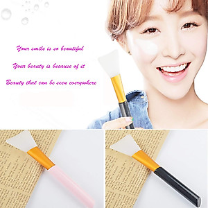 Silicone Face Mask Brush, Mask Beauty Tool, Soft Silicone Facial Mud Mask Applicator Brush 12 Pcs.