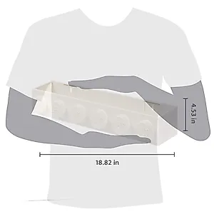 ROOM Copenhagen, Lego Book Rack - Decorative Floating Shelf Storage - White