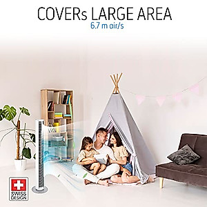 Stadler Form Peter Tower Fan, White