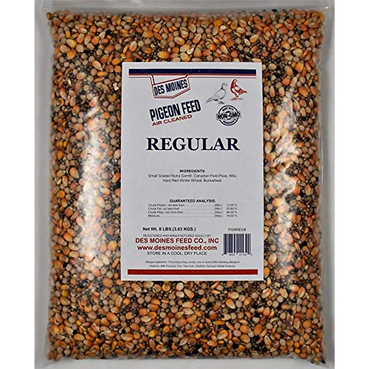 Regular Pigeon Mix (12%) 8 lbs