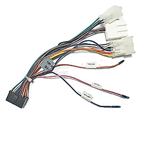 Yassdwbn 20 PIN Wiring Harness Connector for Toyota Stereo DVD Android Player Power Cable