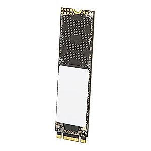 128G M.2 NGFF SSD, Internal Solid State Drive High Performance Hard Drive for Laptop Desktop Computer, Low Temperature Quiet Operation