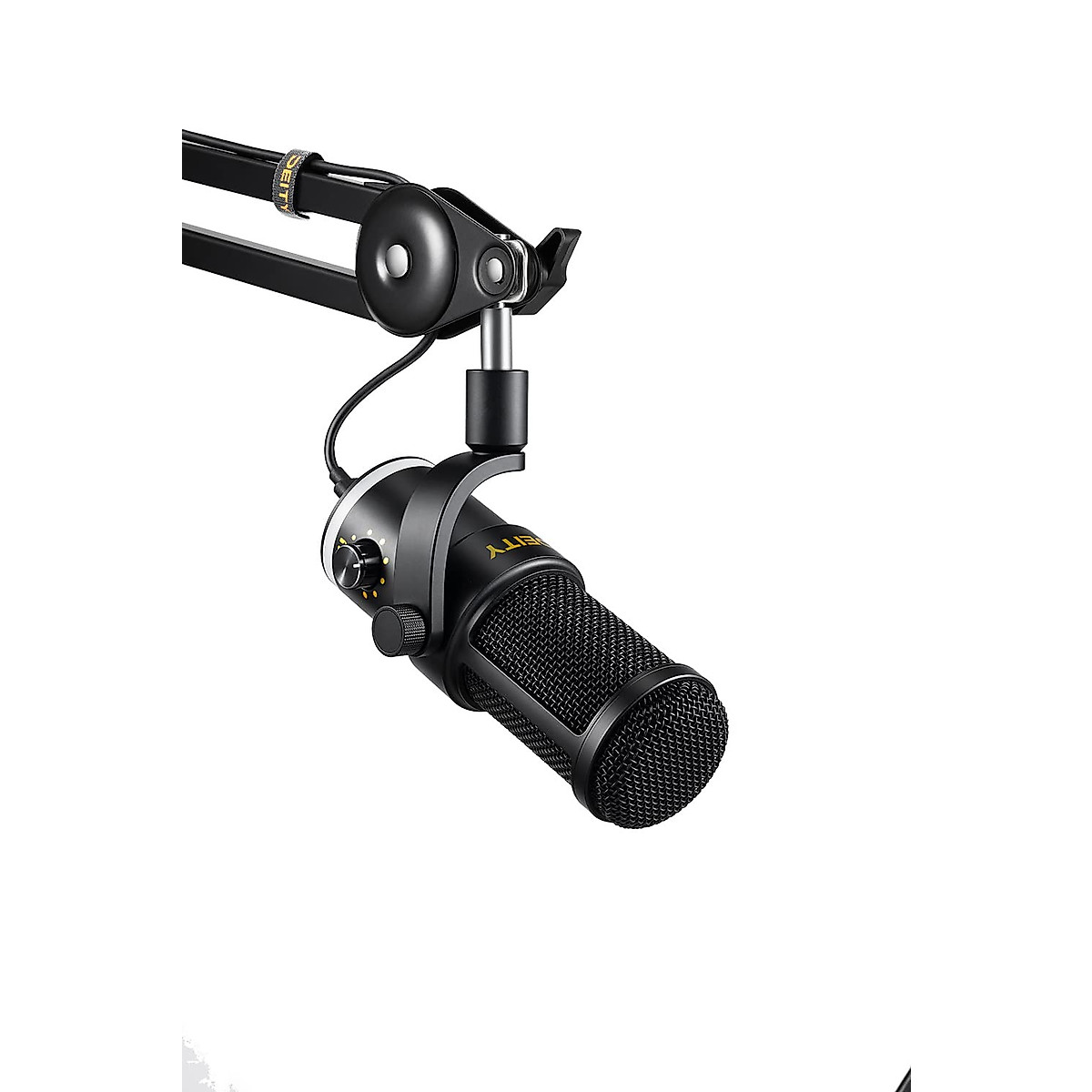 Deity VO-7U Boom Arm Kit USB Dynamic Podcast Microphone with RGB Lights for Game Podcast Stream YouTube (Black)