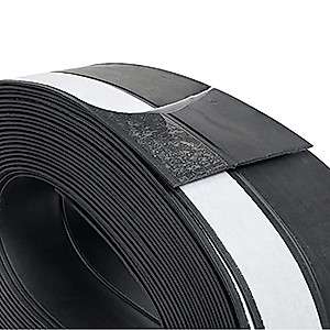Door Weatherstrip Strong Adhesive Door Bottom Seal Black Rubber Strip 16.4 Feet Length Weather Stripping Door Bottom Seal Strip Door Winddow Sweep Weather Stripping Door Draft Stopper