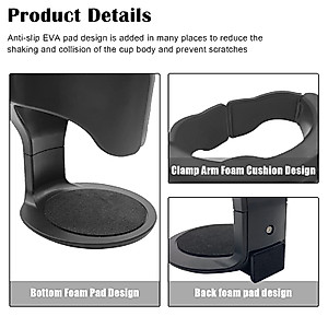 Car Air Vent Cup Holder, Universal Adjustable Car Air Vent Cup Holder, Mount with Car Air Vent Clips, Water Coffee Juice Tea Bottle Stand