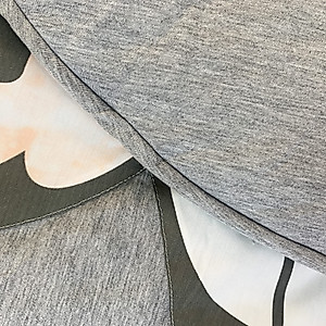 USTIDE Baby Rugs, Creeping Crawling Mat,Nursery Rug for Baby Girl, Children Anti-Slip Game Mat Cotton Floor Play Mat Blanket Play Carpet Kids Room Decor 37.4 x 37.4 (Butterfly)