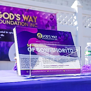 FUCDTEFC Acrylic Mail Holder, Clear Acrylic File Letter Organizer, Vertical Envelope Mail Holder for Desk, Lightweight Countertop Bill Holding Sorter Letter Invoice Stand for Home Office School