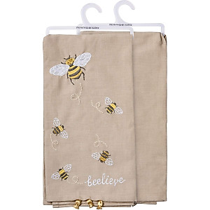 Primitives by Kathy Beelieve Bee Themed Decorative Kitchen Towel