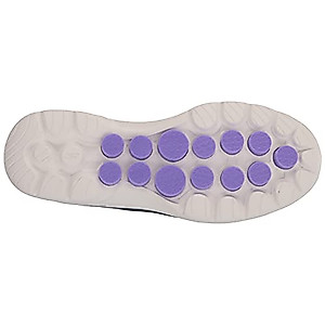 Skechers Women's GO Walk 6-Cosmic Force Sneaker, Navy/Lavender, 7.5