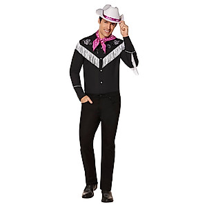 Spirit Halloween Barbie the Movie Adult Ken Cowboy Costume - S | Officially licensed | Barbie Costume | Cowboy Outfit | Western Costume
