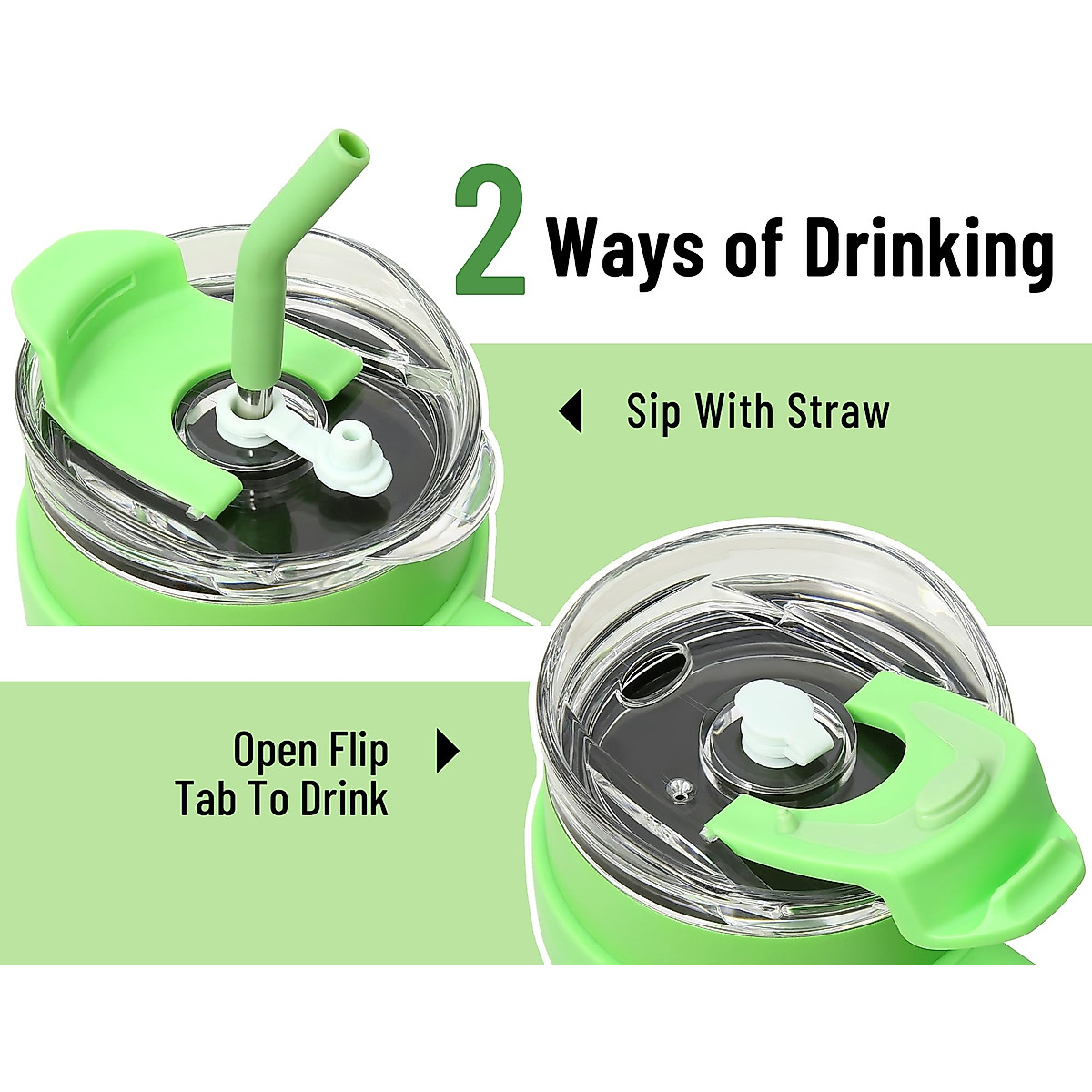 DLOCCOLD 40oz Tumbler with Handle, Straw & Lid, Double Wall Vacuum Reusable Stainless Steel Insulated Water Bottle, Travel Mug Cup, Modern Tumblers Cupholder Friendly (dreamland)