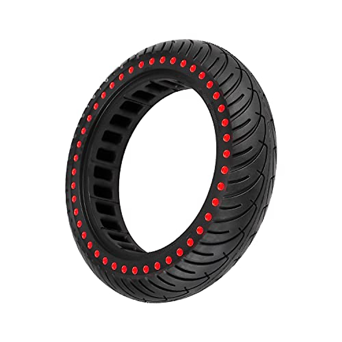 YBang Scooter Honeycomb Solid Tire 8 1/2 × 2 Rubber Tire 8.5 Inch Tubeless Tire for Xiaomi Mi 3/1S/M365/PRO/PRO2 for Gotrax Gxl V2/XR Electric Scooter (2 PCs, Red)
