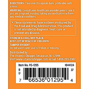 The Vitamin Shoppe NAC N-Acetyl-L-Cysteine - Promotes Cellucor Health, Immune & Antioxidant Support - 600 MG (100 Capsules)