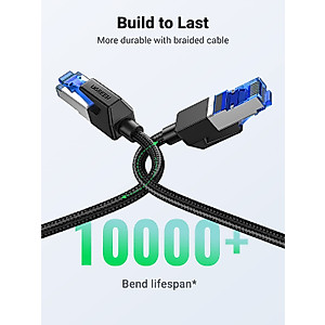 UGREEN [10FT Cat8 Ethernet Cable Bundle with USB C to Ethernet Adapter