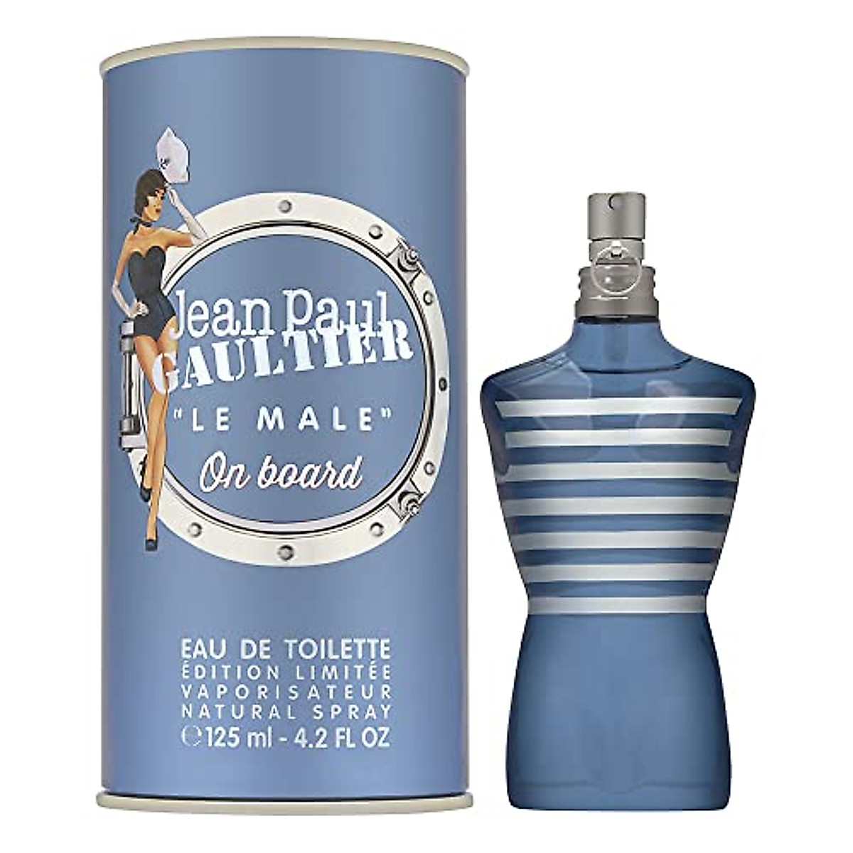 Jean Paul Gaultier "Le Male" On Board 4.2 Oz / 125ml Eau de Toilette for Men