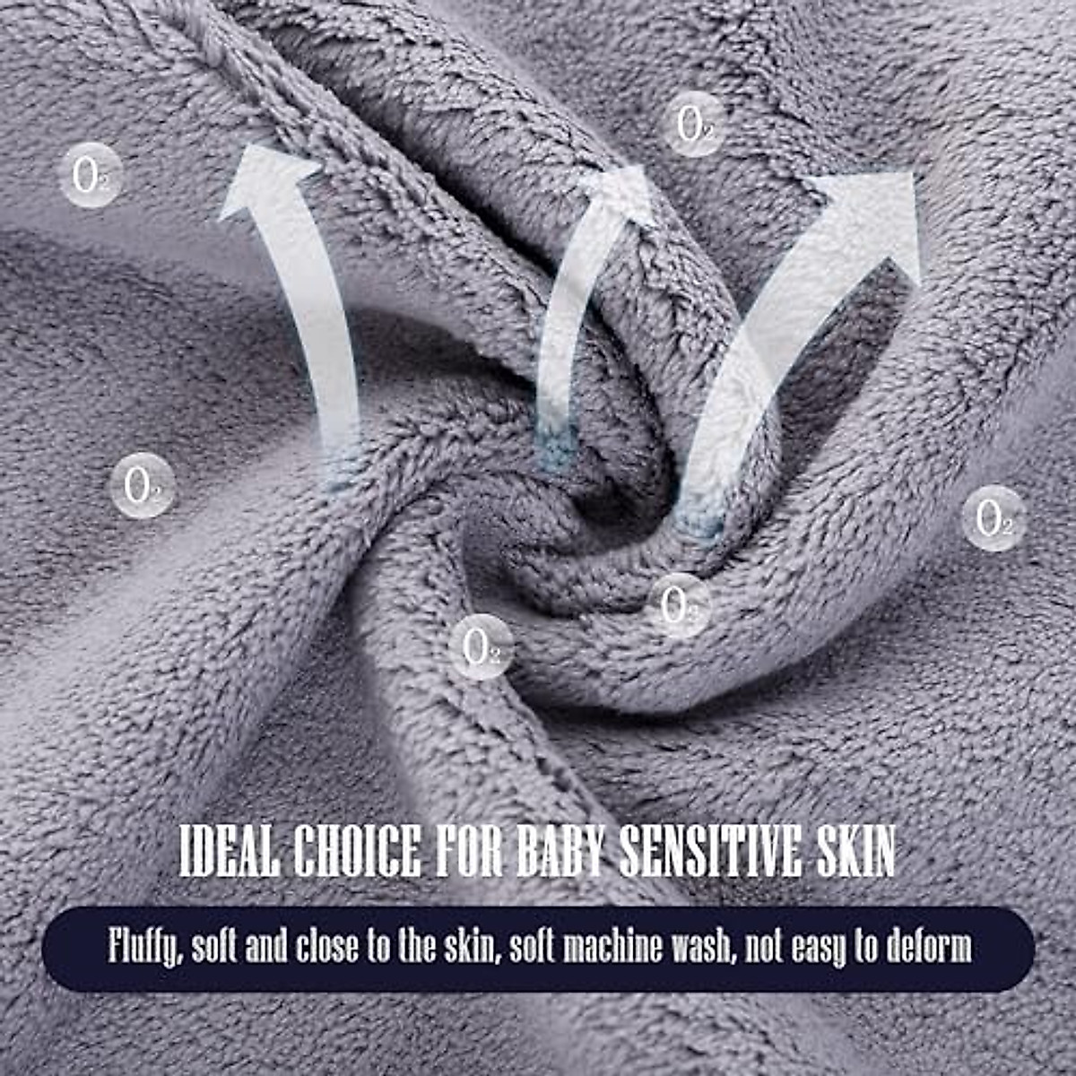 16 Pack Super Soft Baby Burp Cloths, Baby Washcloths, Ultra Absorbent Large Newborn Burping Cloth for Boy and Girl, Milk Spit Up Rags, Unisex for Baby Sensitive Skin, Grey and White, 16 x 12 Inch