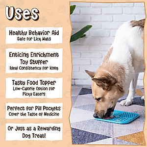 Zoomie Butter Original All Natural Dog Peanut Butter Squeeze. Human Grade, Healthy Dog Treat/Dog Food. Peanuts & Honey for Puppy Training, Behavior Aid, Pet Enrichment Toys, Grown & Made in USA