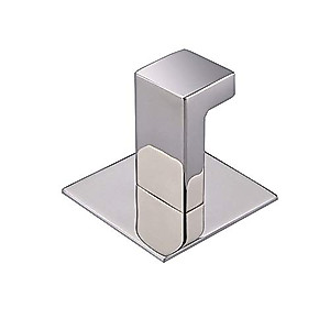 Celbon 2PC SUS304 Stainless Steel Bathroom Self Adhesive Towel Hook Hanger Chrome Finish Coat Hook Robe Hook Hanger Without Drilling Easy Installation…