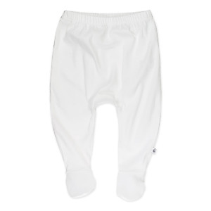 HonestBaby unisex baby 3-pack Organic Cotton Footed Harem Pants, Love Dot, Newborn US