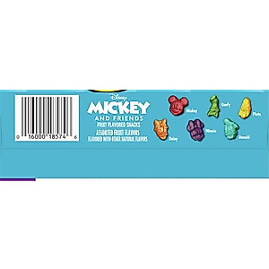 Mickey & Friends Fruit Flavored Snacks, Treat Pouches, Value Pack, 22 ct
